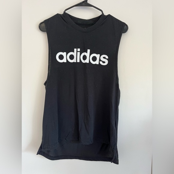 adidas | Tops | Adidas Black Muscle Tank | Poshmark